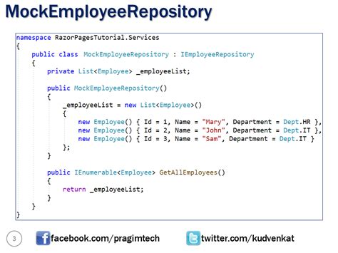 sql server and c video tutorial razor pages creating reusable