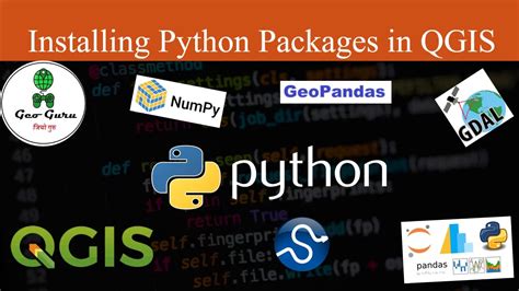 installing third party python package in qgis geopandas youtube