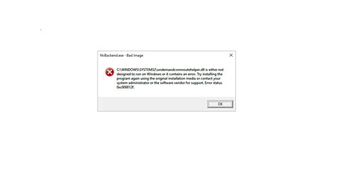 windows defender error code 0xc000012f and 0x800700d8 microsoft community