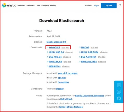 how to install elasticsearch in windows systemconf