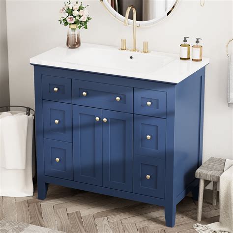 Winston Porter 36 Bathroom Vanity With Sink Wayfair