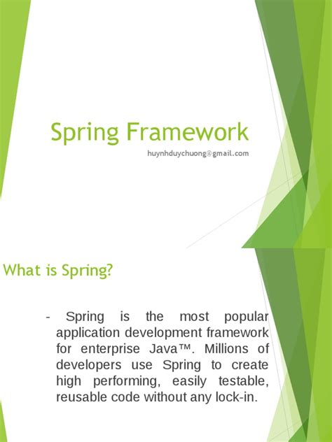 java training spring framework spring framework constructor object