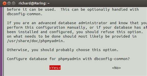 how do you manage mysql databases in ubuntu 13 04 raring