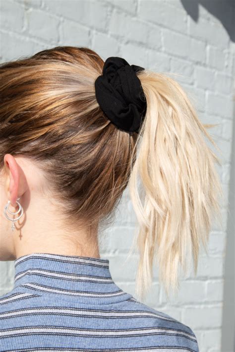 Black Scrunchie Cool Braid Hairstyles Braided Hairstyles Updo Hair