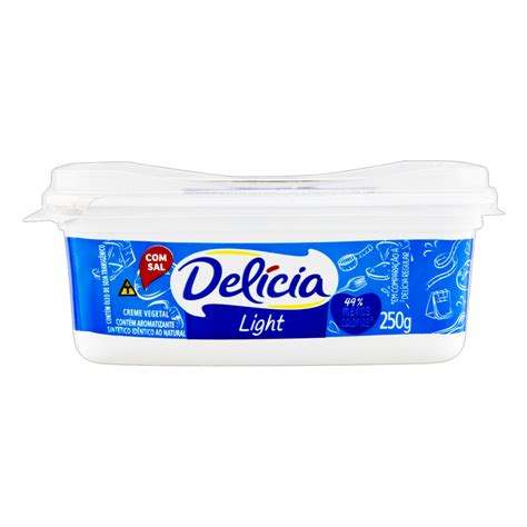 Margarina Com Sal Light DelÍcia Pote 250g Gtin Ean Upc 7891080149375