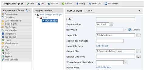 how to encrypt files with open pgp