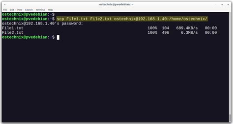 How To Securely Transfer Files With Scp In Linux Ostechnix