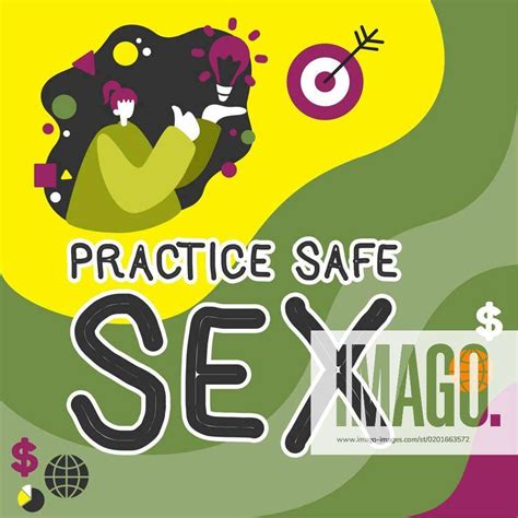 Inspiration Showing Sign Practice Safe Sex Business Concept