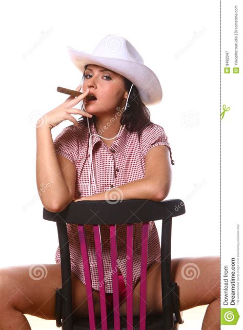 beautiful sexy woman cowgirl on white royalty free stock