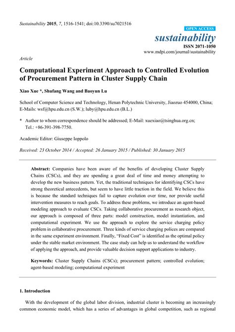 pdf computational experiment approach to controlled evolution of