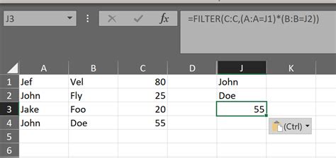 excel vlookup using 2 columns to reference another