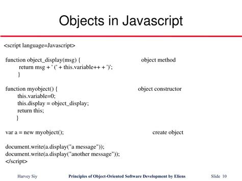 ppt object oriented programming languages powerpoint