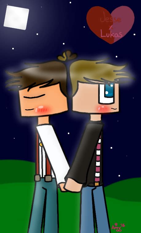 Jesse X Lukas Minecraft Story Mode By Amythepillow On Deviantart