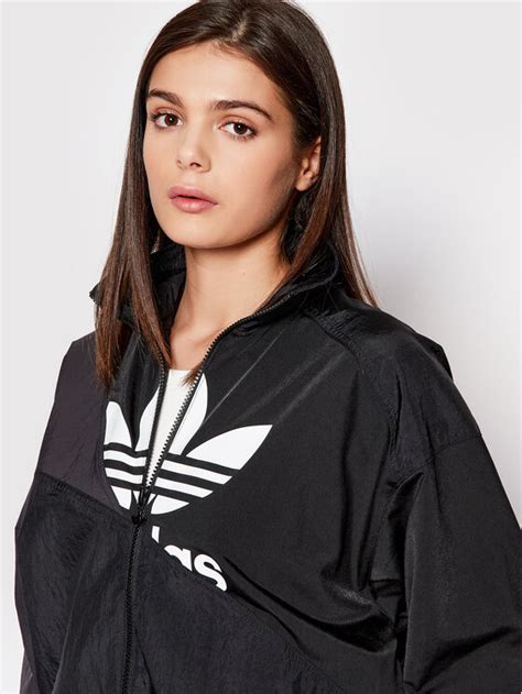 Adidas Суитшърт Adicolor Split Trefoil Track Hc7056 Черен Relaxed Fit