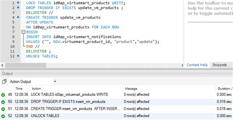 mysql you have an error in your sql syntax creating a