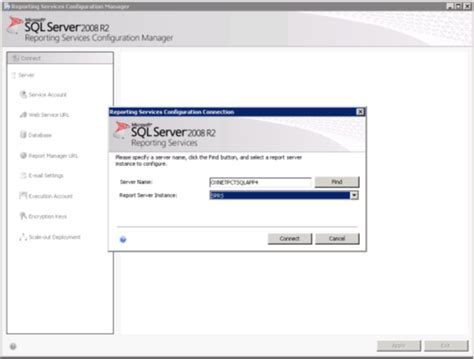configuring sql server reporting services in sharepoint