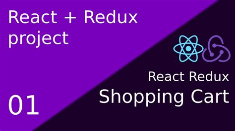 react redux shopping cart project part 01