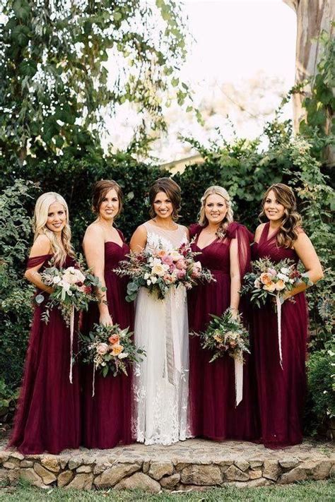 25 Chic Fall Bridesmaids Dresses Ideas Weddingomania