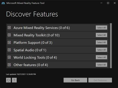 agregar el complemento openxr de mixed reality al proyecto de unity