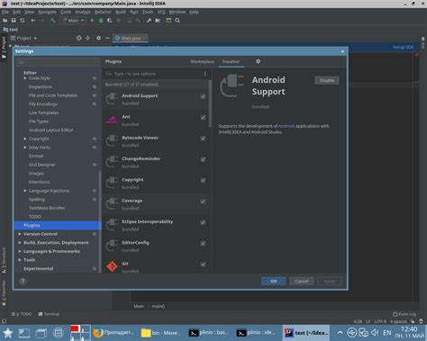 В intellij idea курсор не отображается astra linux forum