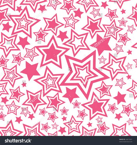 Seamless Stars Pattern Stock Vector Illustration 24615991 Shutterstock