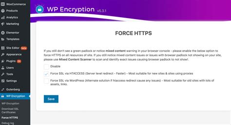 how to fix the wordpress mixed content warning