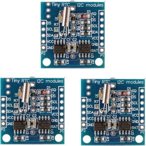 dollatek 3pcs tiny rtc i2c ds1307 at24c32 real time clock module for