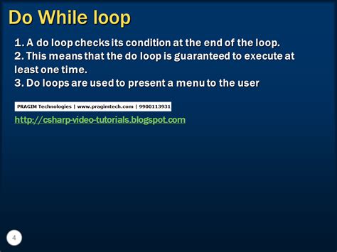 sql server and c video tutorial part 14 loops in