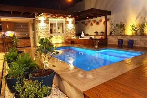 Piscina Com Deck 82 Projetos Para Se Inspirar E Construir
