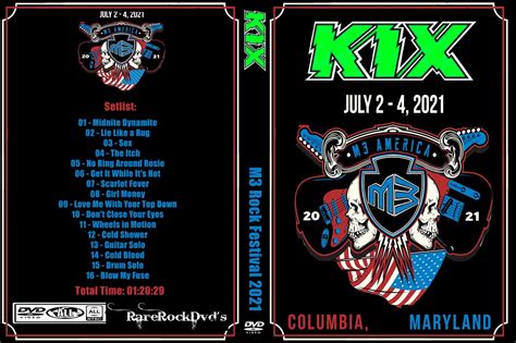 Kix Live At M3 Rock Festival 2021 Dvd The Worlds Largest Site For