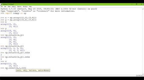 numpy part 11 numpy array stacking vertical and horizontal stacking