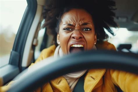 Premium Photo Furious African American Woman Emotional Woman Feeling