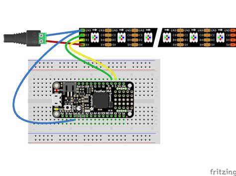 circuitpython and python wiring 12mm led pixels adafruit learning