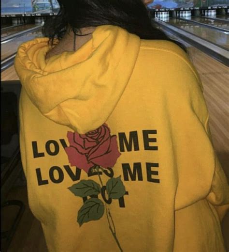 Yellow Hoodie With Flowers Wall Loft