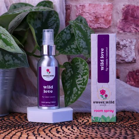 Room And Linen Spray Wild Love Fig • Cassis • Coconut By Sweet Wild Scents