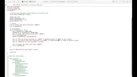 programming logic and design 8th edition chapter 2 exercise 5b youtube