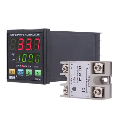 digital thermometer led pid temperature controller heating cooling