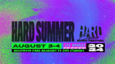 Hard Summer 2024 Lineup Disclosure Nelly Furtado Jamie Xx
