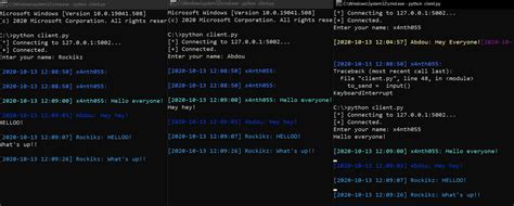 how to make a chat application in python python code