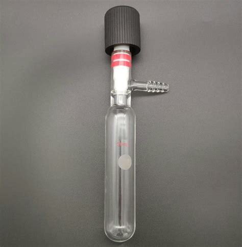 lab 50ml glass reaction storage tube schlenk flask buy schlenk flask