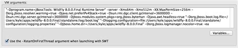 how to define jvm parameters