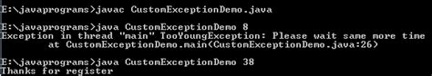 learnprograming byluckysir how to create user defined exception in java