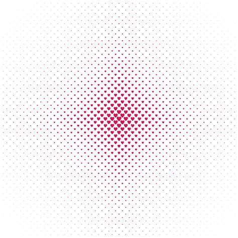 Abstract Halftone Heart Pattern Background Vector Ai Eps Uidownload