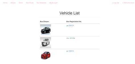 bus vehicles management system in php mysql with source