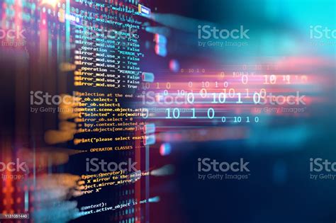 programming code abstract technology background of software developer