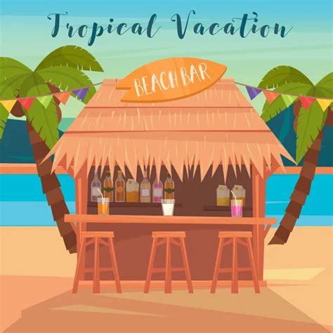 10 068 Beach Bar Vector Images Depositphotos
