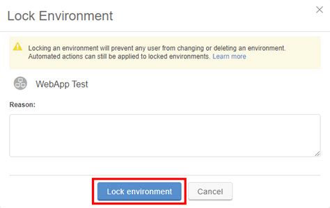 locking environments skytap help and documentation