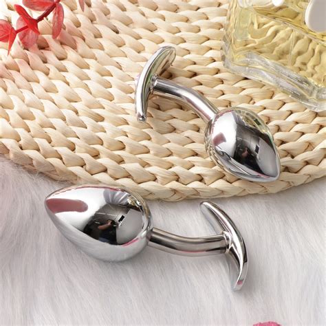 2 Sizes Butt Plug Base Can Be Unscrewed Small Anal Training Butt Plugs