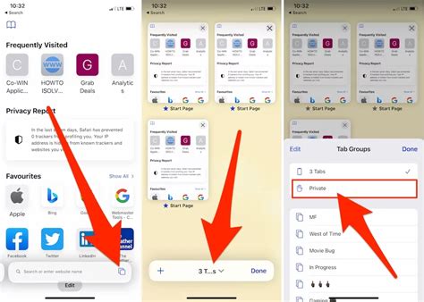 how to enable private browsing on iphone and ipad in ios 17 3 safari