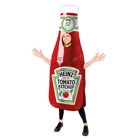 Heinz Ketchup Bottle Costume Size Adult 1 Pc Amscan International